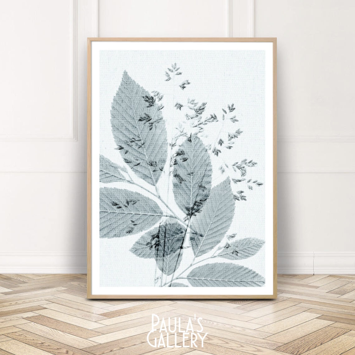 Botanical Art Print Leaf Wall Art Plant Leaves Poster - Etsy