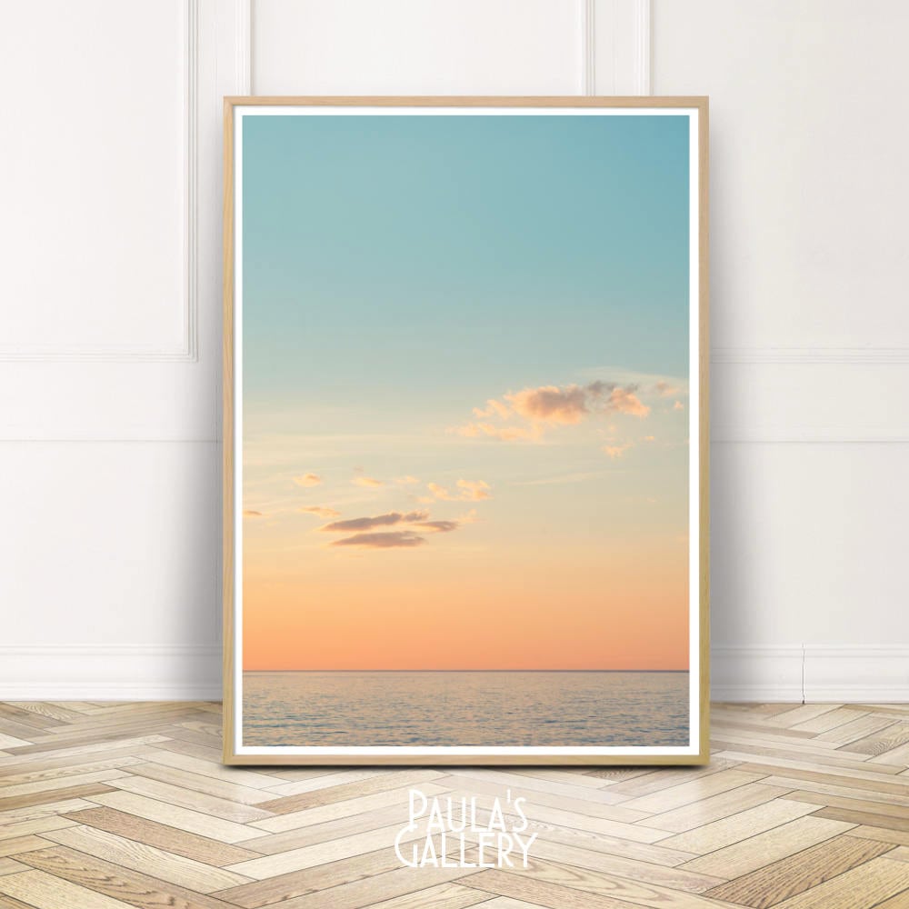 Sunset Photo Sunset Print Sunset Photgraphy Ocean Wall Art - Etsy