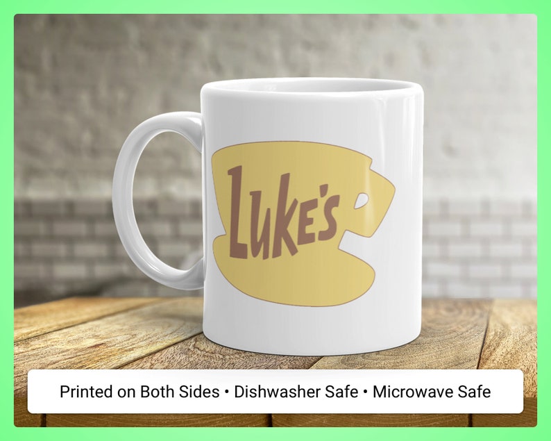Luke's Diner Mug • Gilmore Girls • Luke Danes • Stars Hollow ...