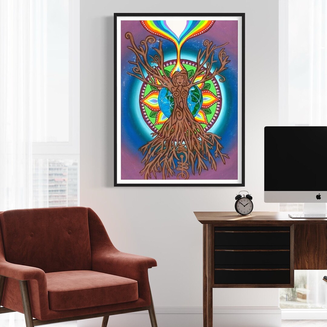 Mother Gaia Tree 20 X 16 CANVAS PRINT - Etsy