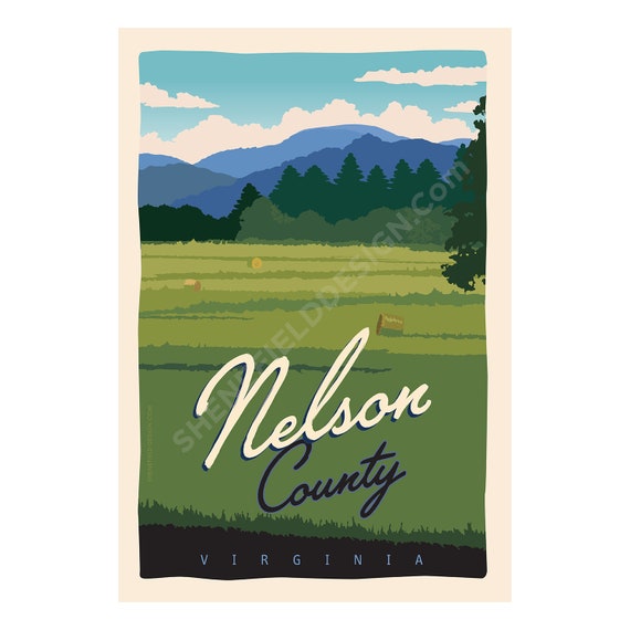 Virginia Nelson County - Etsy
