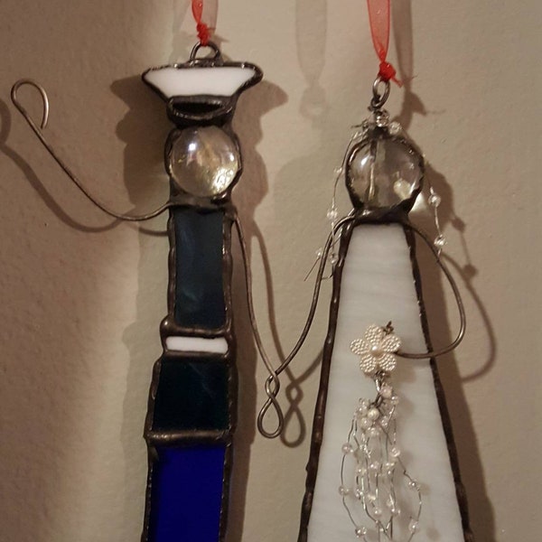 Stained Glass Bride and Groom - Etsy