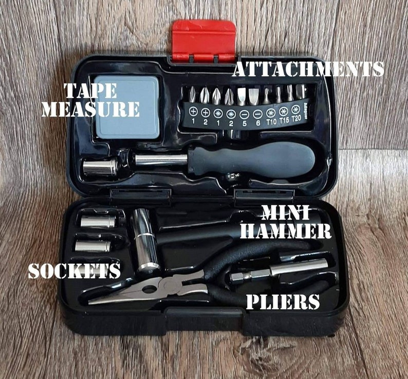 Mini Tool Kit Ideal for Gift. Personalised Dad, Grandad Present - Etsy UK