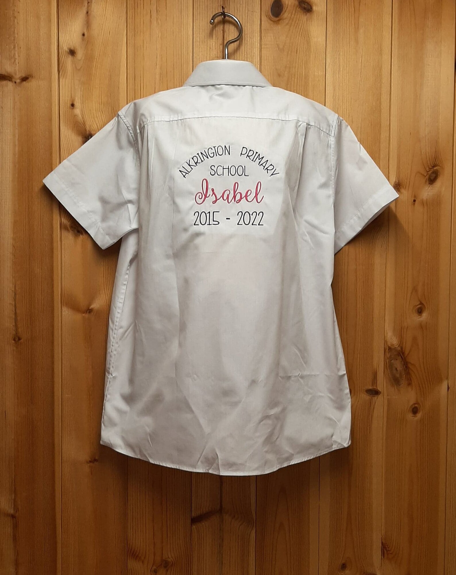 Leavers Shirt Embroidered Momento Shirt Signing Last Day at - Etsy UK
