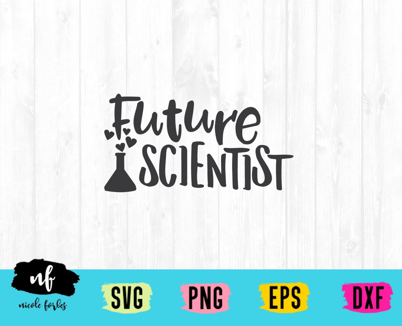 Girls Science SVG File Bundle - Etsy