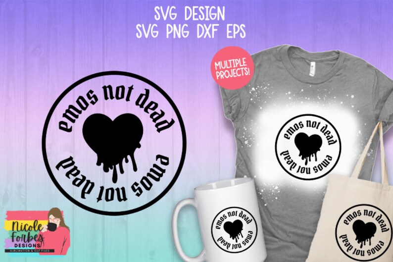Emo's Not Dead SVG Cut File - Etsy