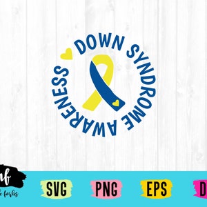 Down Syndrome Awareness SVG Cut File, Awareness Svg, T21 Svg, Ribbon ...