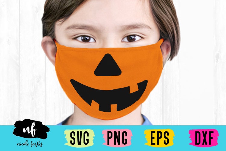 Halloween Face Mask Costume SVG Bundle | Etsy