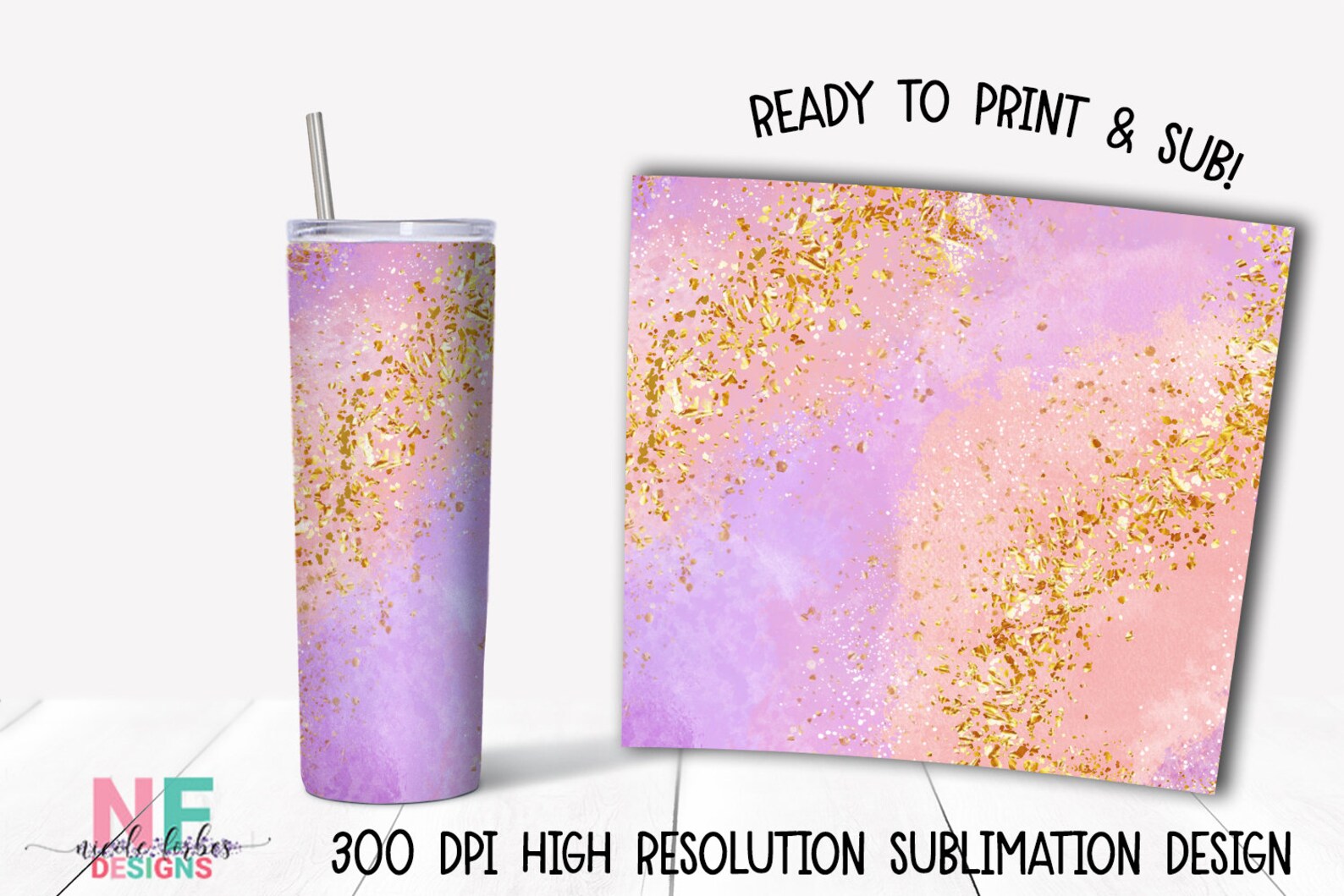 Geode & Glitter Sublimation Tumbler Bundle - Etsy
