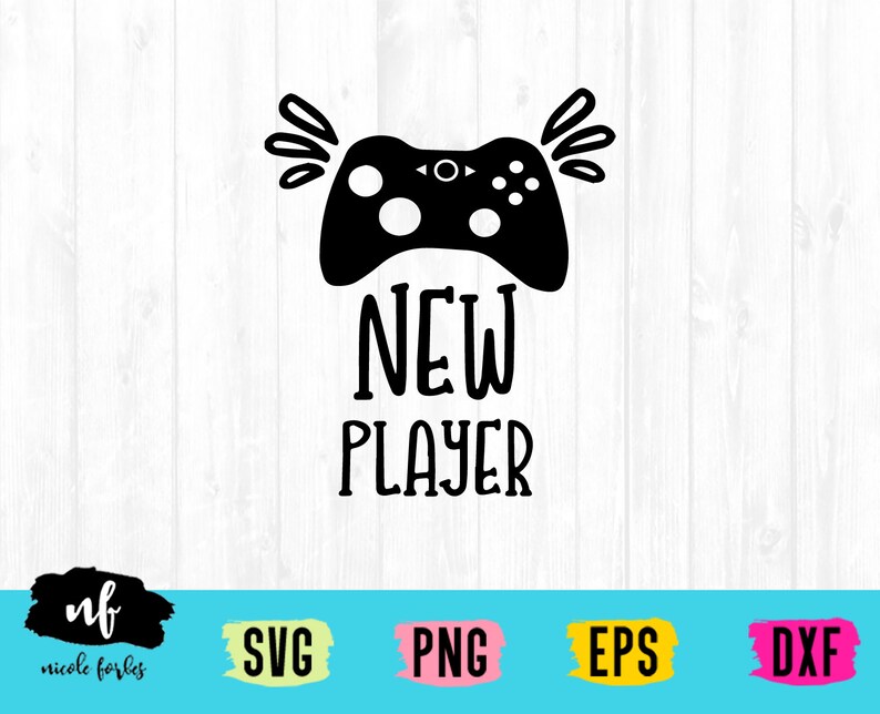 New Player SVG Cut File | Etsy