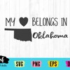 Scissortail Oklahoma State Shape SVG Cut File - Etsy