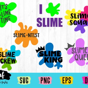 Slime SVG Bundle - Etsy