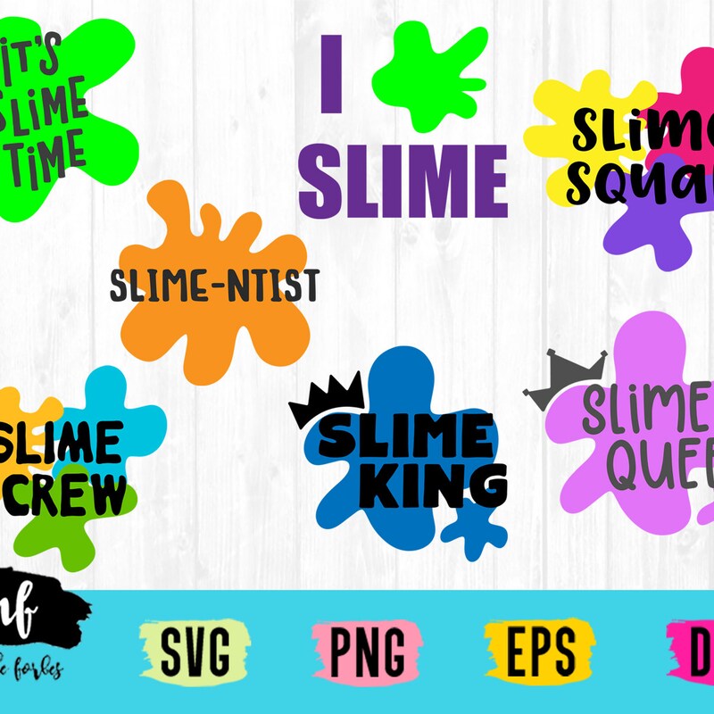 Slime Svg - Etsy