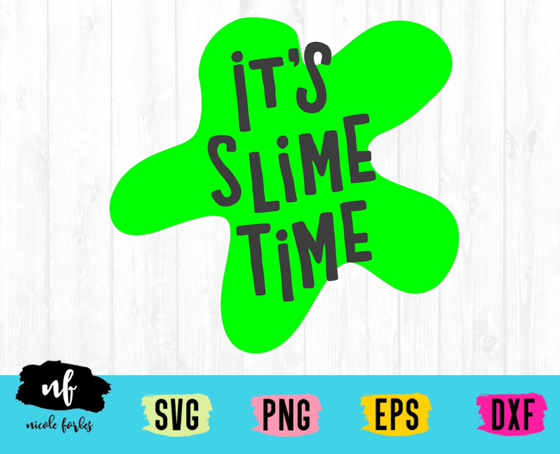 Slime SVG Bundle | Etsy