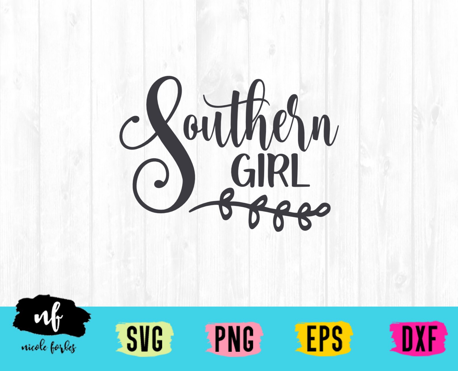 Southern Girl SVG Cut File - Etsy