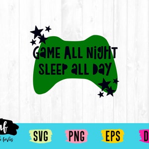 Game All Day Xbox SVG Cut File - Etsy