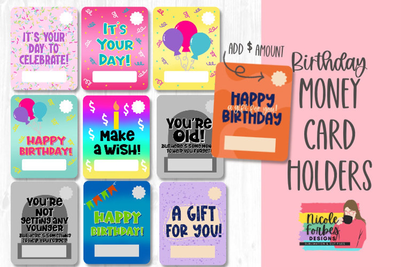 Birthday Gift Card Printable - Etsy