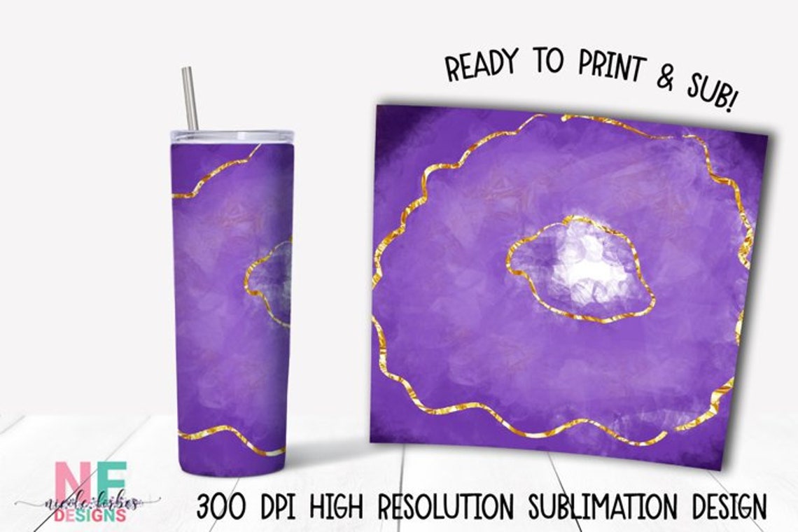 Geode & Glitter Sublimation Tumbler Bundle - Etsy