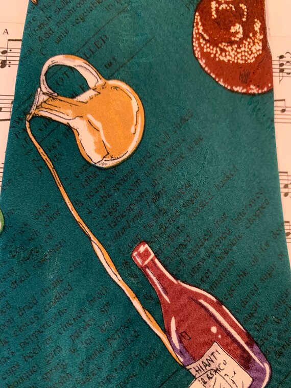 Vintage Restaurant theme Necktie, Mediterranean food … - Gem