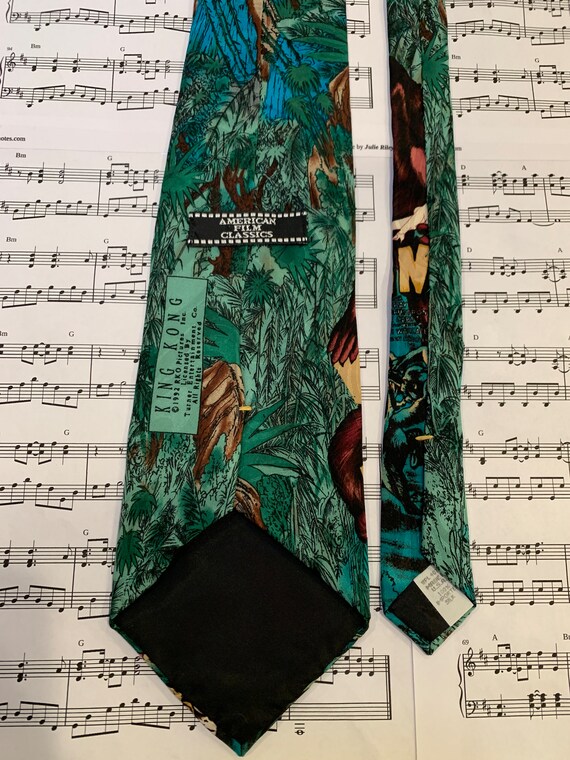 Vintage King Kong Movie Theme Necktie - Gem