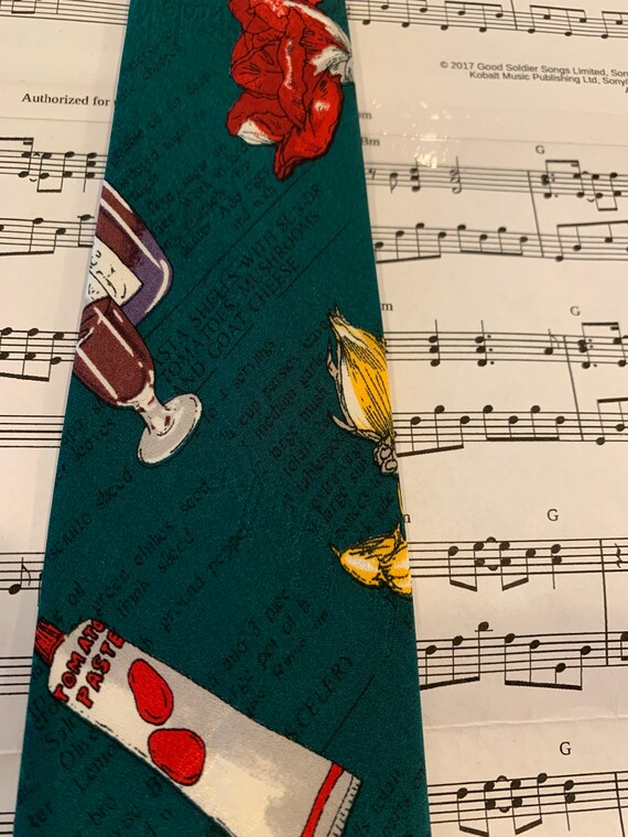 Vintage Restaurant theme Necktie, Mediterranean food … - Gem