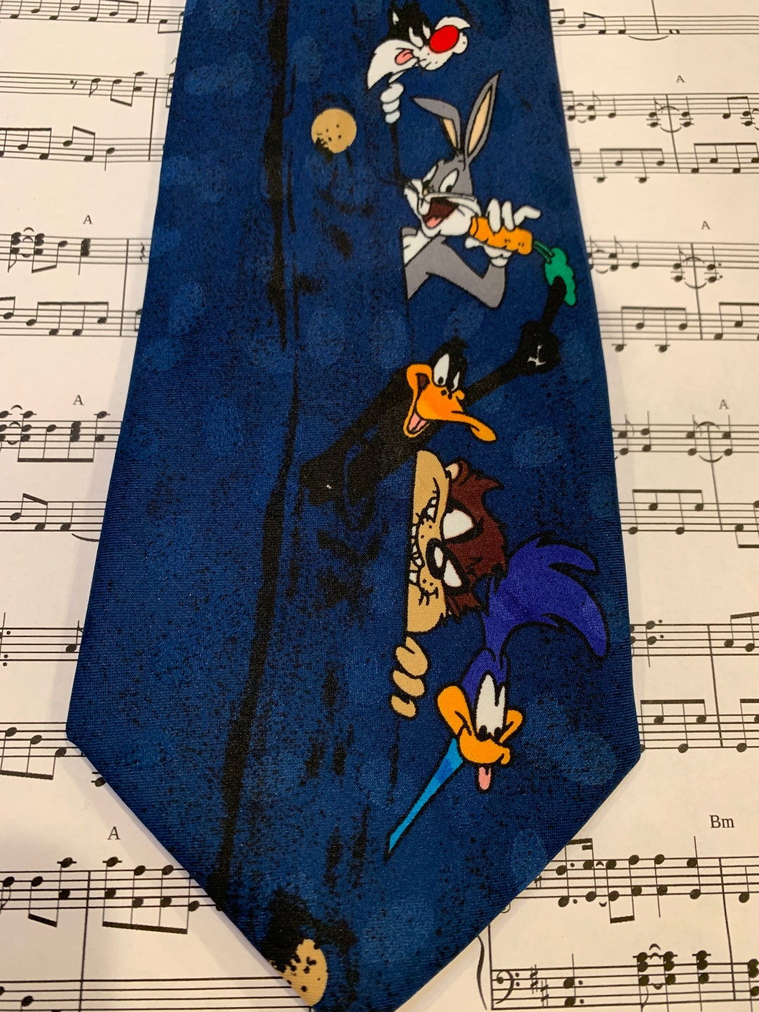 Vintage Looney Tunes Characters Necktie - Etsy