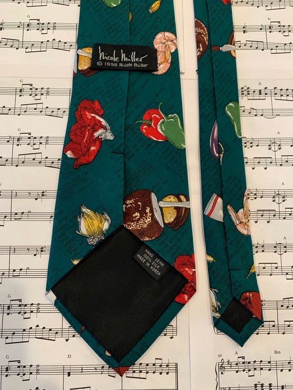 Vintage Restaurant theme Necktie, Mediterranean food … - Gem