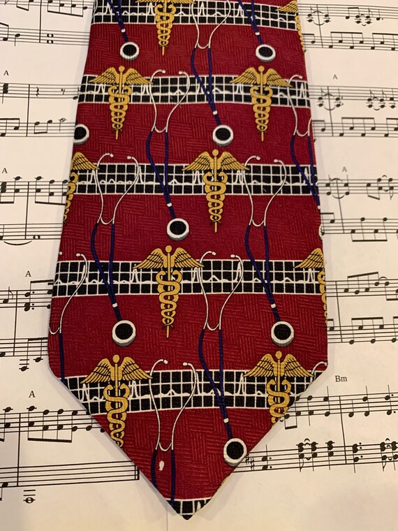 doctor tie medical caduceus - Gem