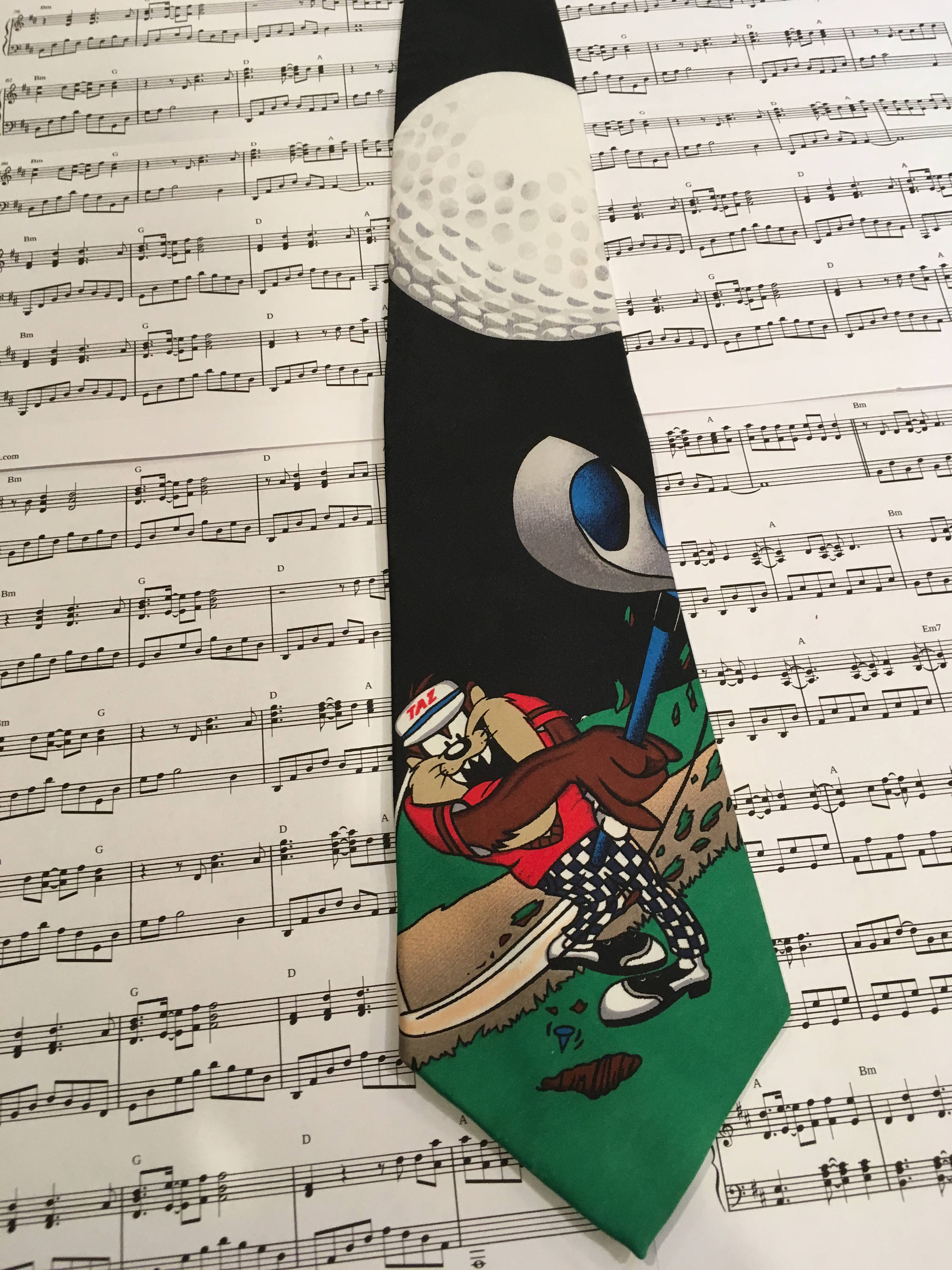 Vintage Taz Golfing Necktie Tazmanian Devil Tie Character - Etsy.de