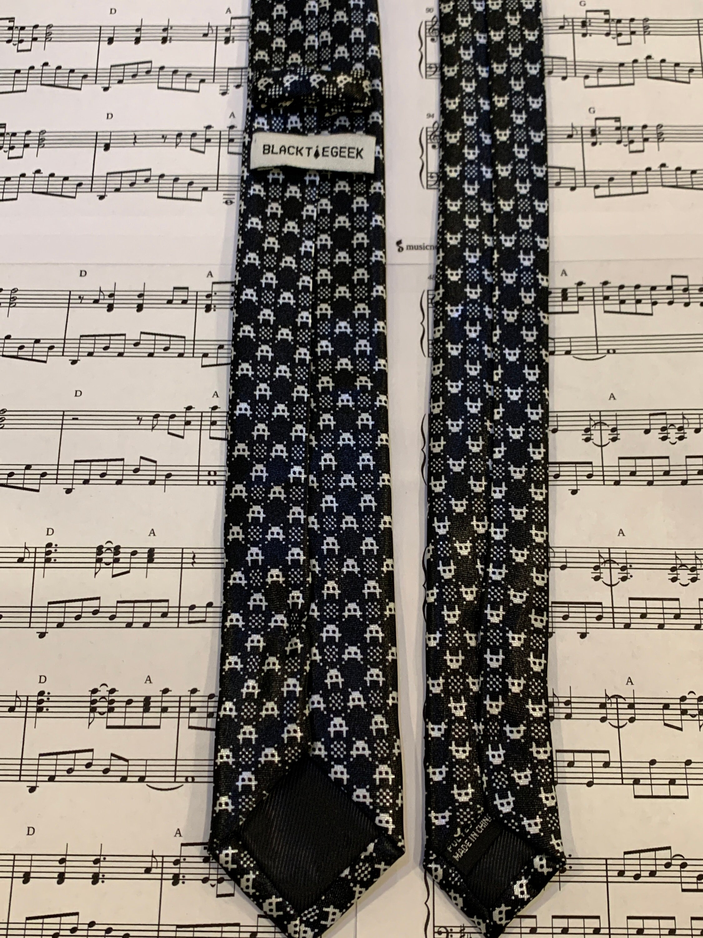 Vintage Space Invaders Video Game Theme Necktie - Etsy