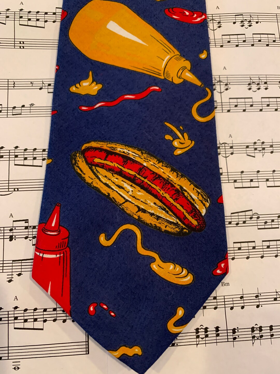 Vintage Fast Food Restaurant Theme Necktie, Hot Dog Tie - Etsy