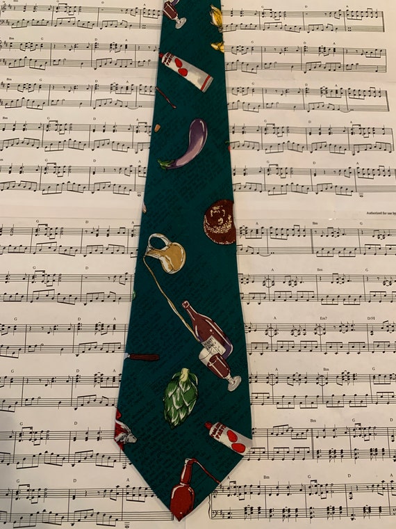 Vintage Restaurant theme Necktie, Mediterranean food … - Gem