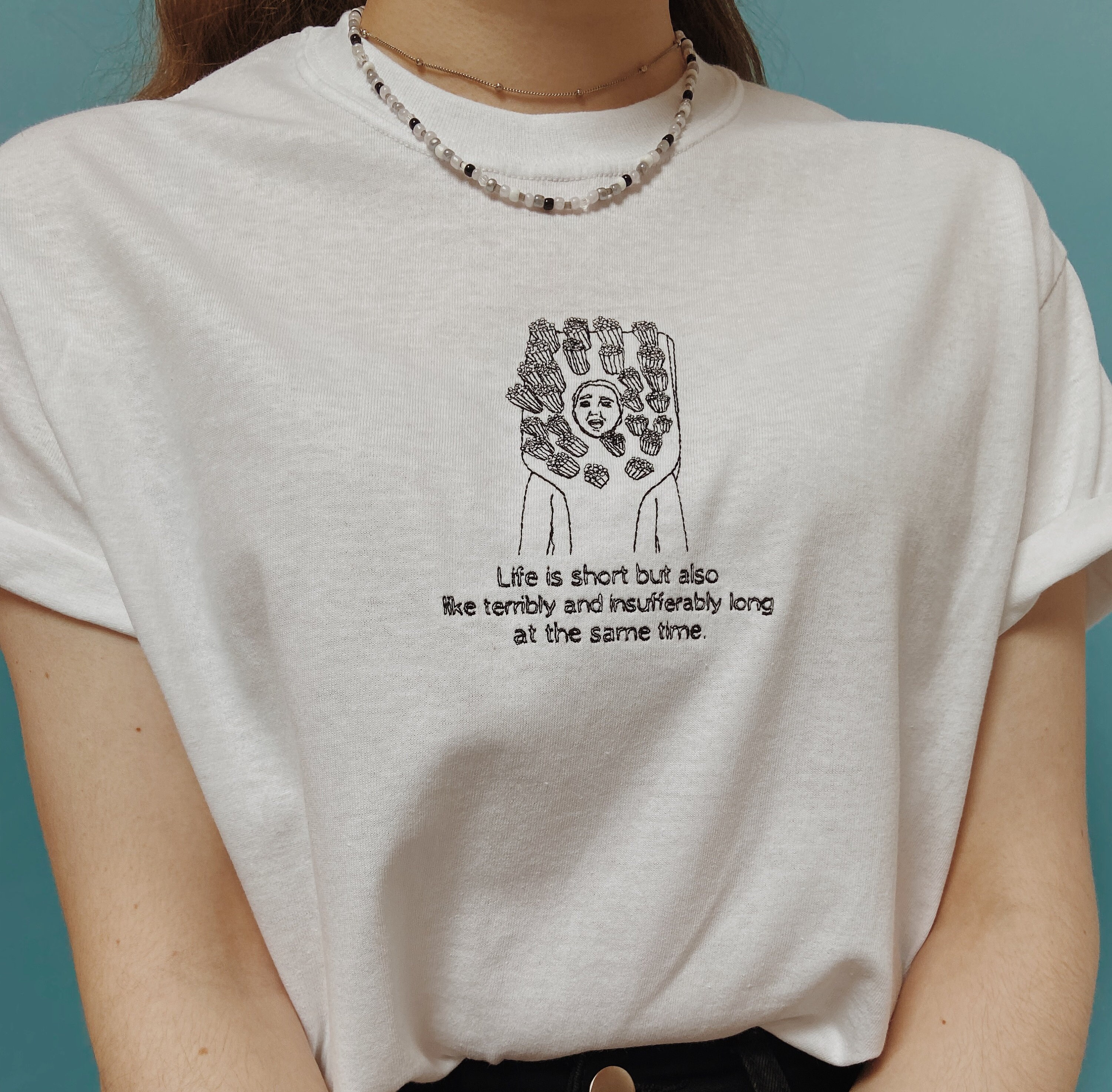 Embroidered Jenna Marbles Toothbrush Costume 'life is - Etsy