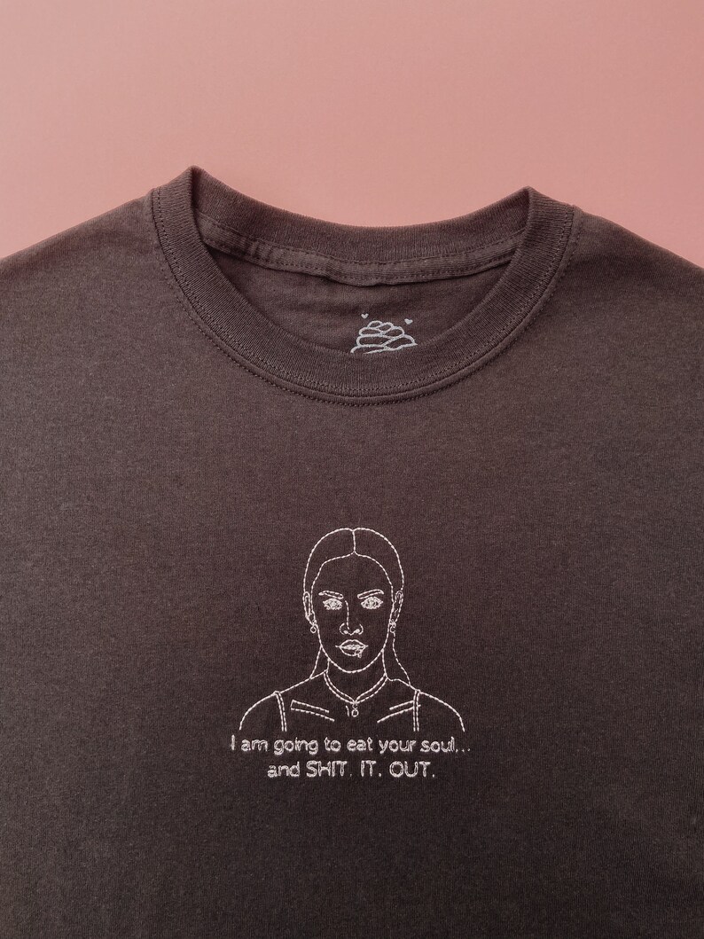 Embroidered Jennifer's Body Pool Fight Scene Quote T-shirt - Etsy