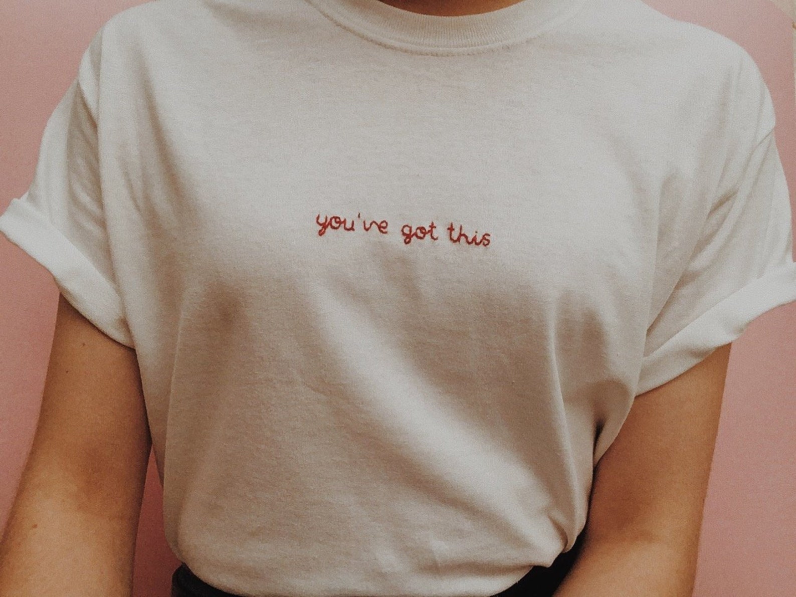 Hand Embroidered you've Got This T-shirt | Etsy