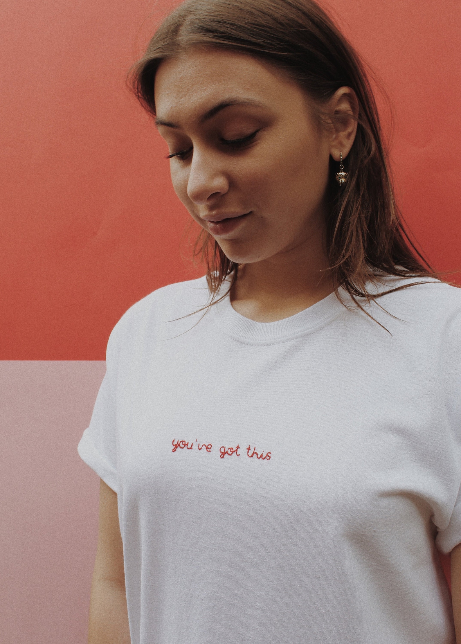 Hand Embroidered you've Got This T-shirt | Etsy