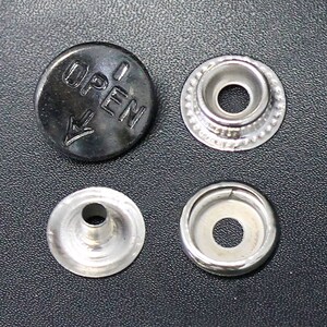 100 Sets 400 Pcs Black Gunmetal Open Line 24 Snaps - Etsy