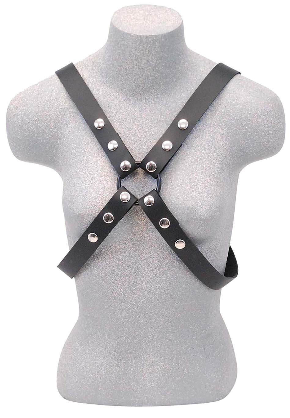 Unisex Double Ring Leather Harness UM101HK | Etsy