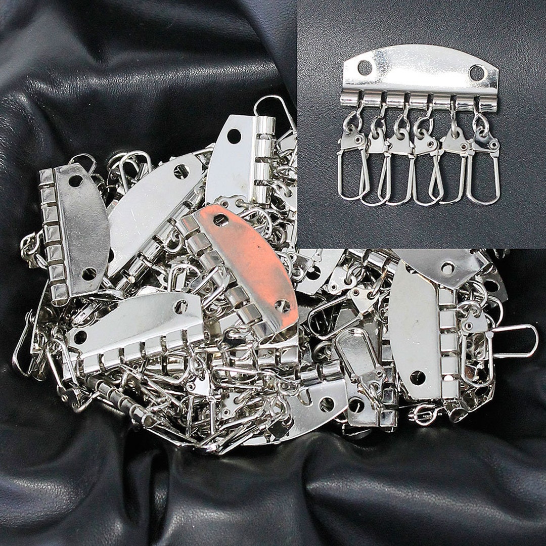 20 Pcs Nickel Silver Key Case 6 Hook Plates - Etsy