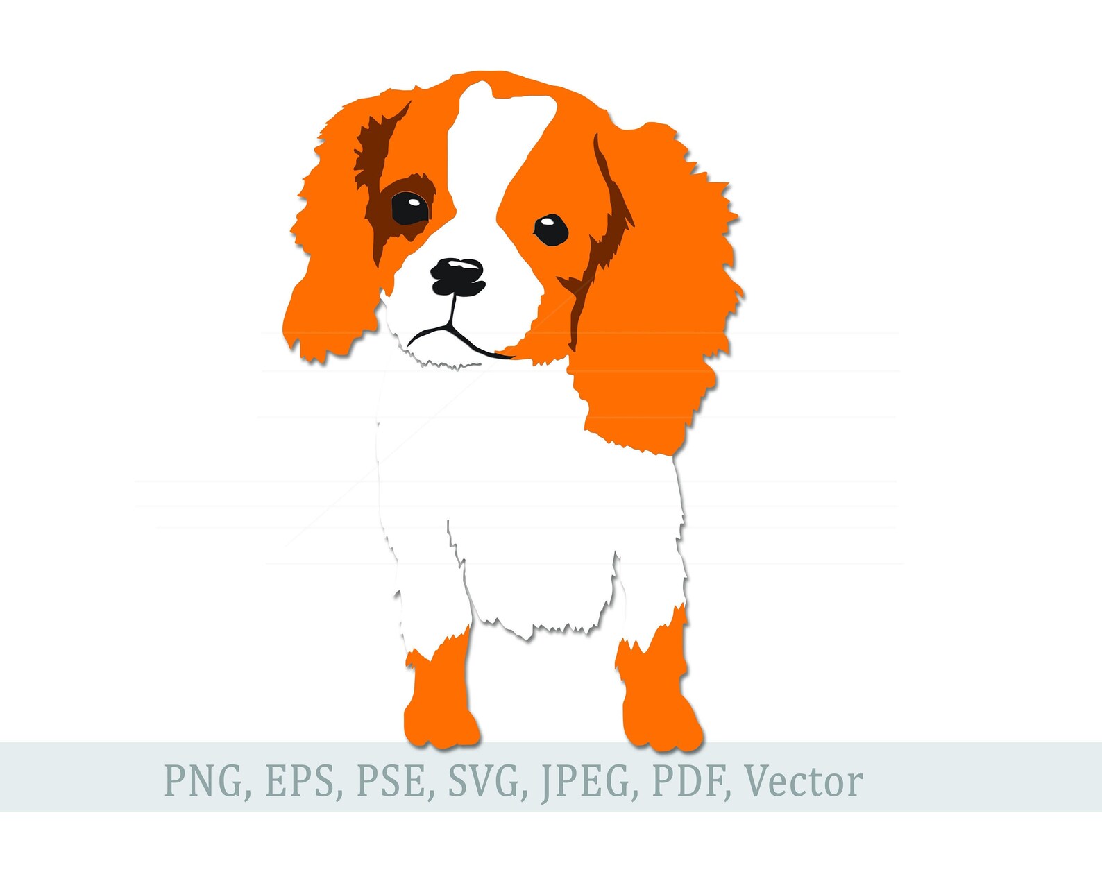 Cavalier, King Charles, Pet Svg, Spaniel, Breed Svg, Dog Svg, Dog Mom ...