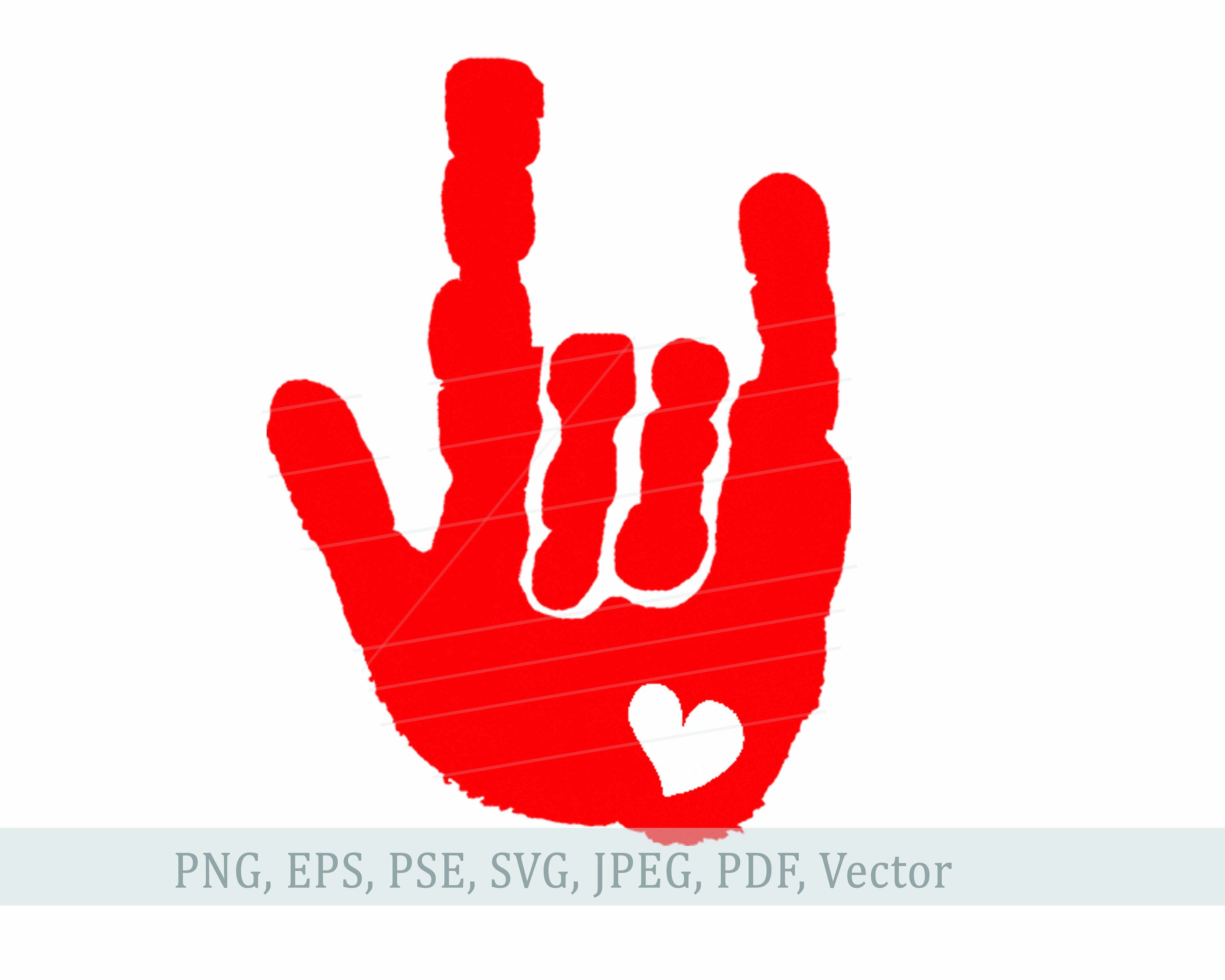 Love Sign Svg, Sign Language Svg, Love Svg, I Love You, Heart Svg, ASL ...