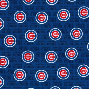 Chicago Cubs Mini Logo Bandana Dog Bandana Over the Collar Dog Bandanas ...
