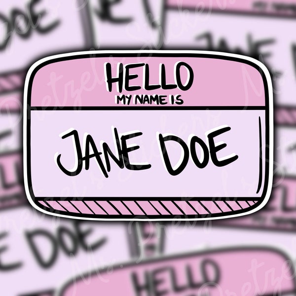 Jane Doe - Etsy