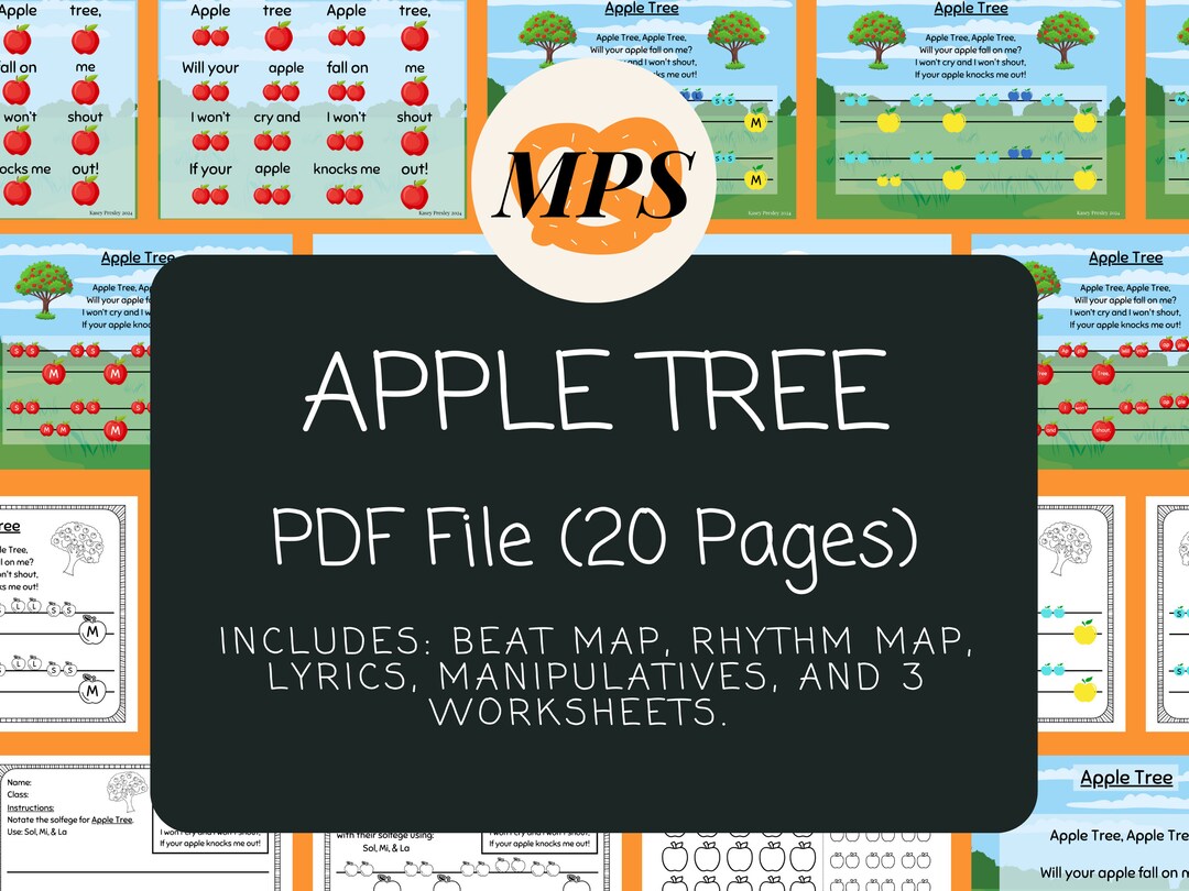 Apple Tree Song, Elementary Music Bundle, Ta Ti Ti, Sol Mi, Song, Ipad ...