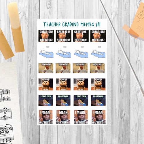 Funny Meme Teacher Stickers Classroom Stickers - Etsy Australia