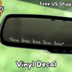 Handmade Hoa Hoa Hoa Twilight Inspired Car Mirror Decal - Etsy