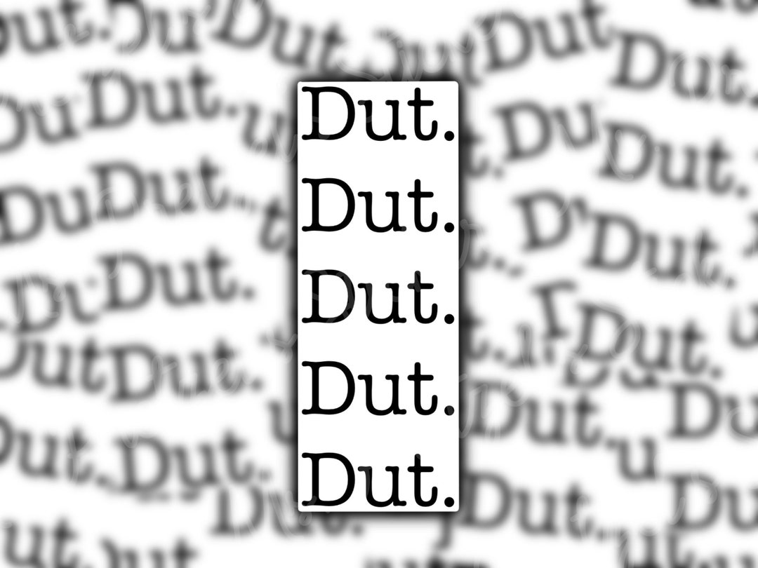 Dut Dut Dut Marching Band Sticker - Etsy