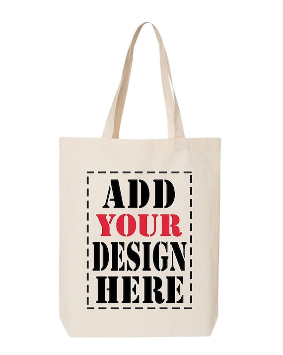 Design Your Own BAG Customized Tote Add your Picture Photo | Etsy