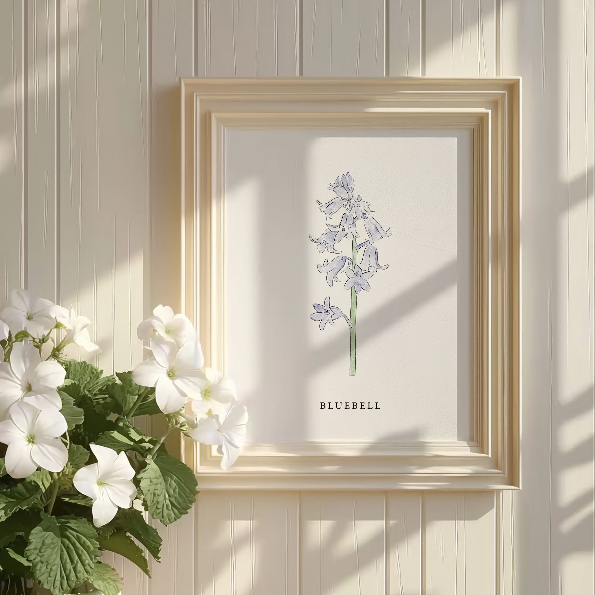 Bluebell Flower Illustration – Botanical Art Print - Etsy