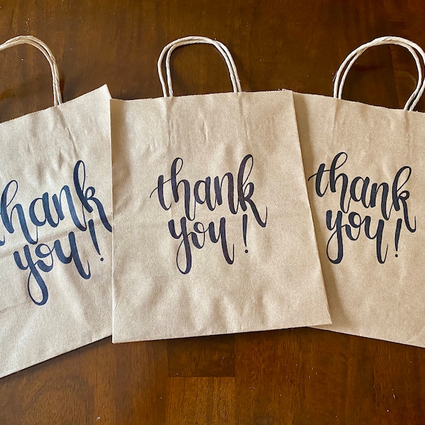 Thank You Bag - Etsy